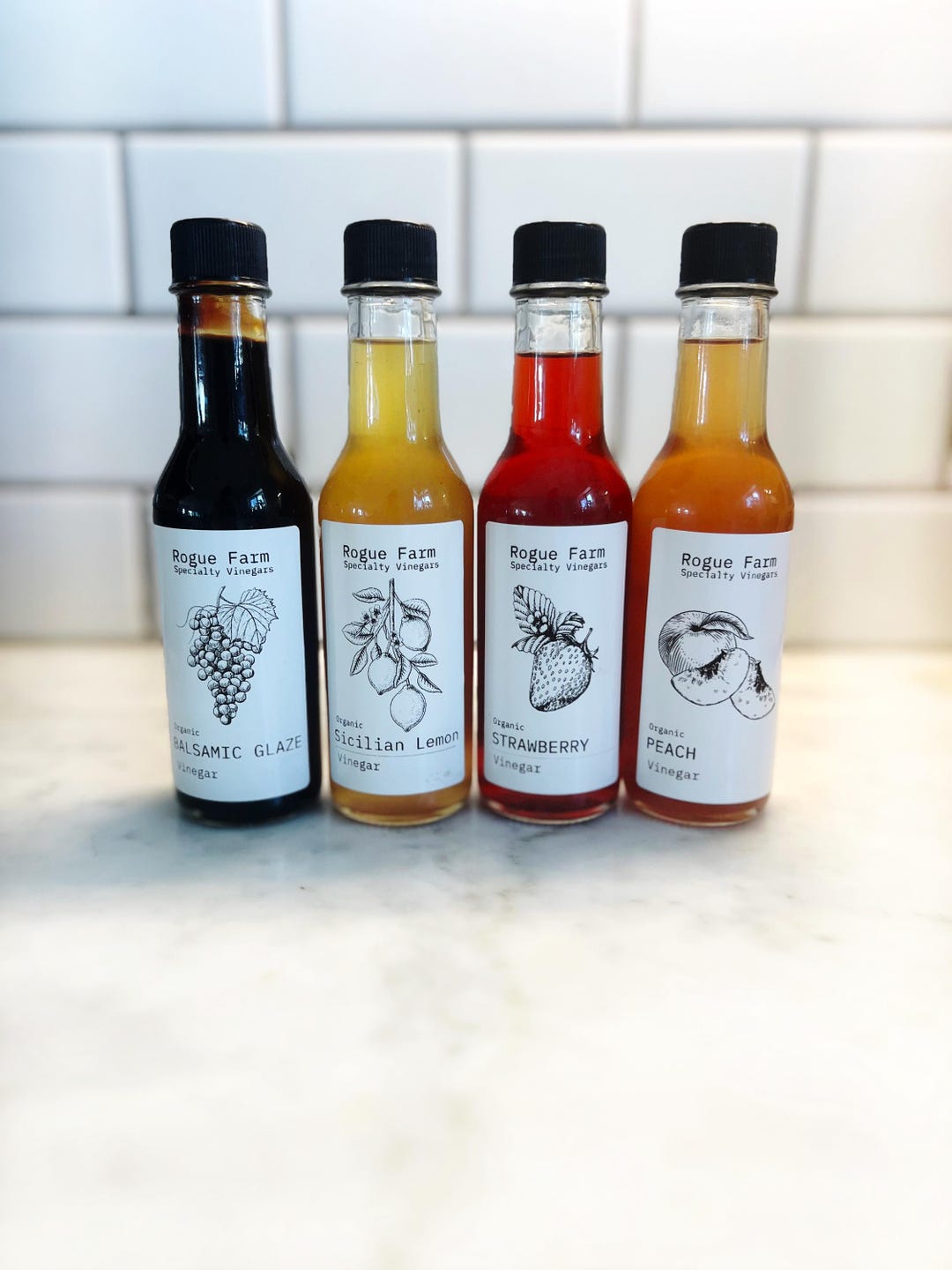 Specialty Organic Vinegar Sampler - Etsy