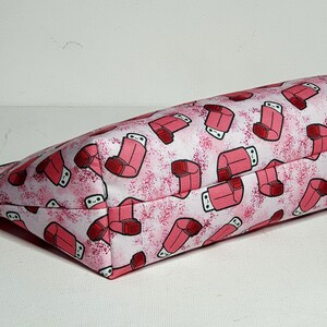 EXTRA LARGE Pouch in Pink Asthma Puffer Inhaler Fabric - TINY Scale ...