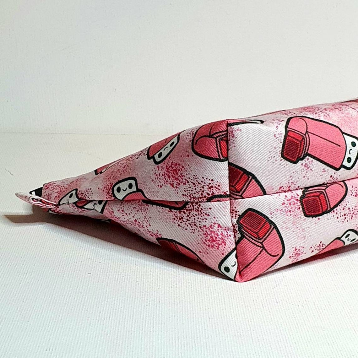 EXTRA LARGE Pouch in Pink Asthma Puffer Inhaler Fabric MINI | Etsy