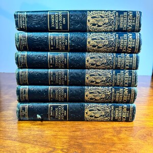 Vintage American Reference Library Encyclopedic Book Set / Vintage ...