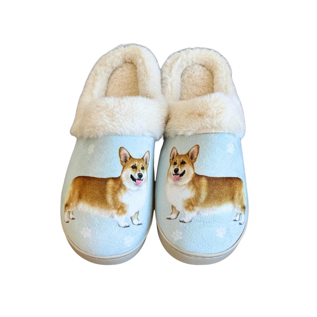 Welsh Corgi Snuggs Slippers - Cozy and Comfy for Pet Lovers - Gift ...