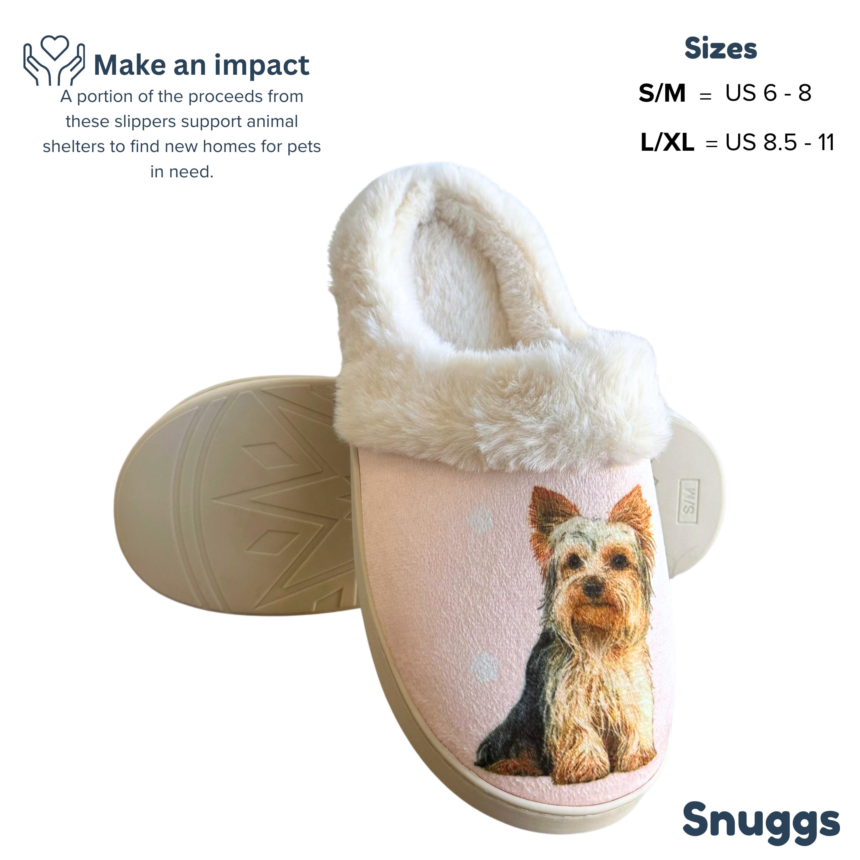 Yorkie Snuggs Slippers - Cozy and Comfy for Pet Lovers - Gift Ideas for ...