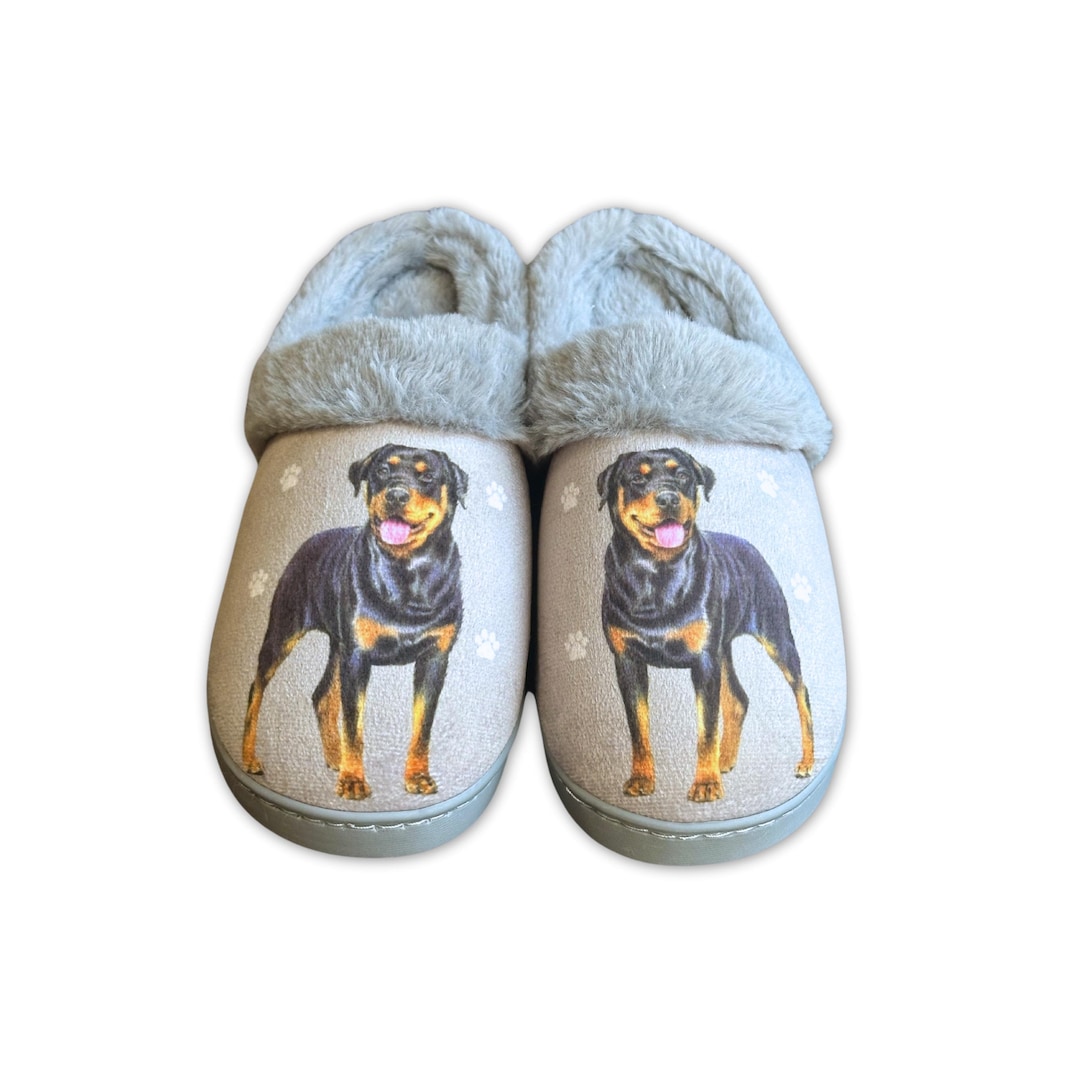Rottweiler Snuggs Slippers - Cozy and Comfy for Pet Lovers - Gift Ideas ...