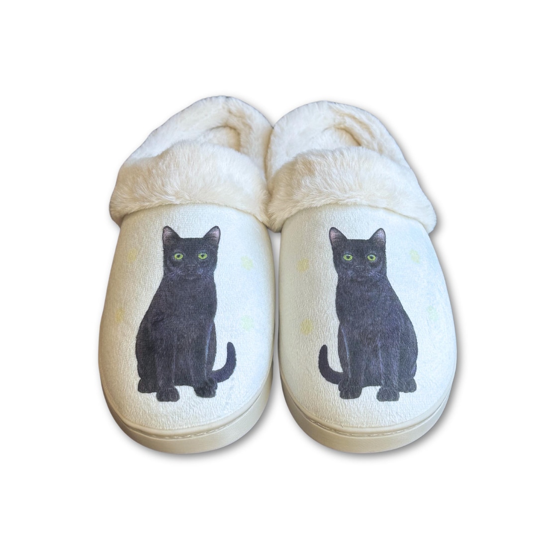 Black Cat Snuggs Slippers - Cozy and Comfy for Pet Lovers - Gift Ideas ...