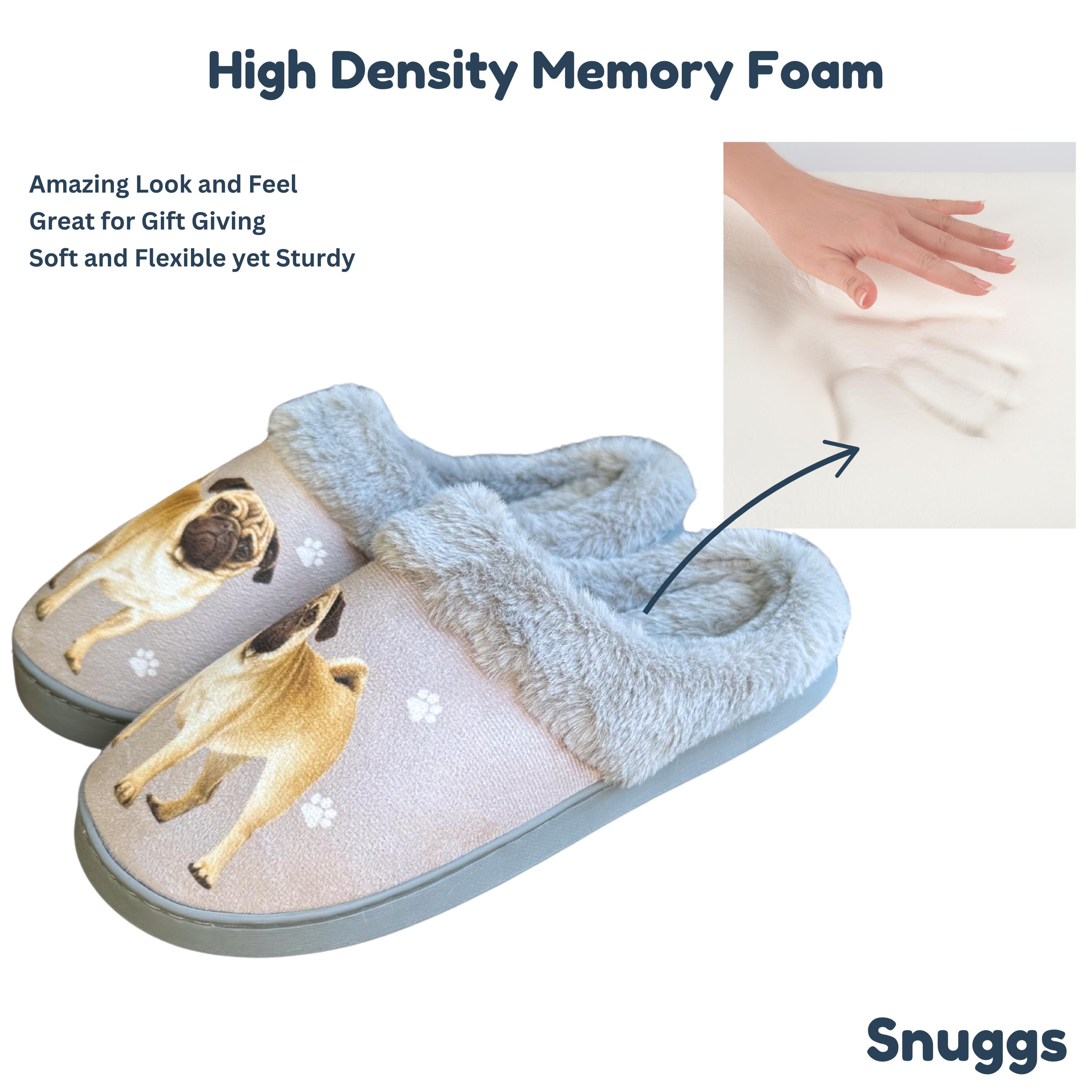 Pug Snuggs Slippers - Cozy and Comfy for Pet Lovers - Gift Ideas for ...