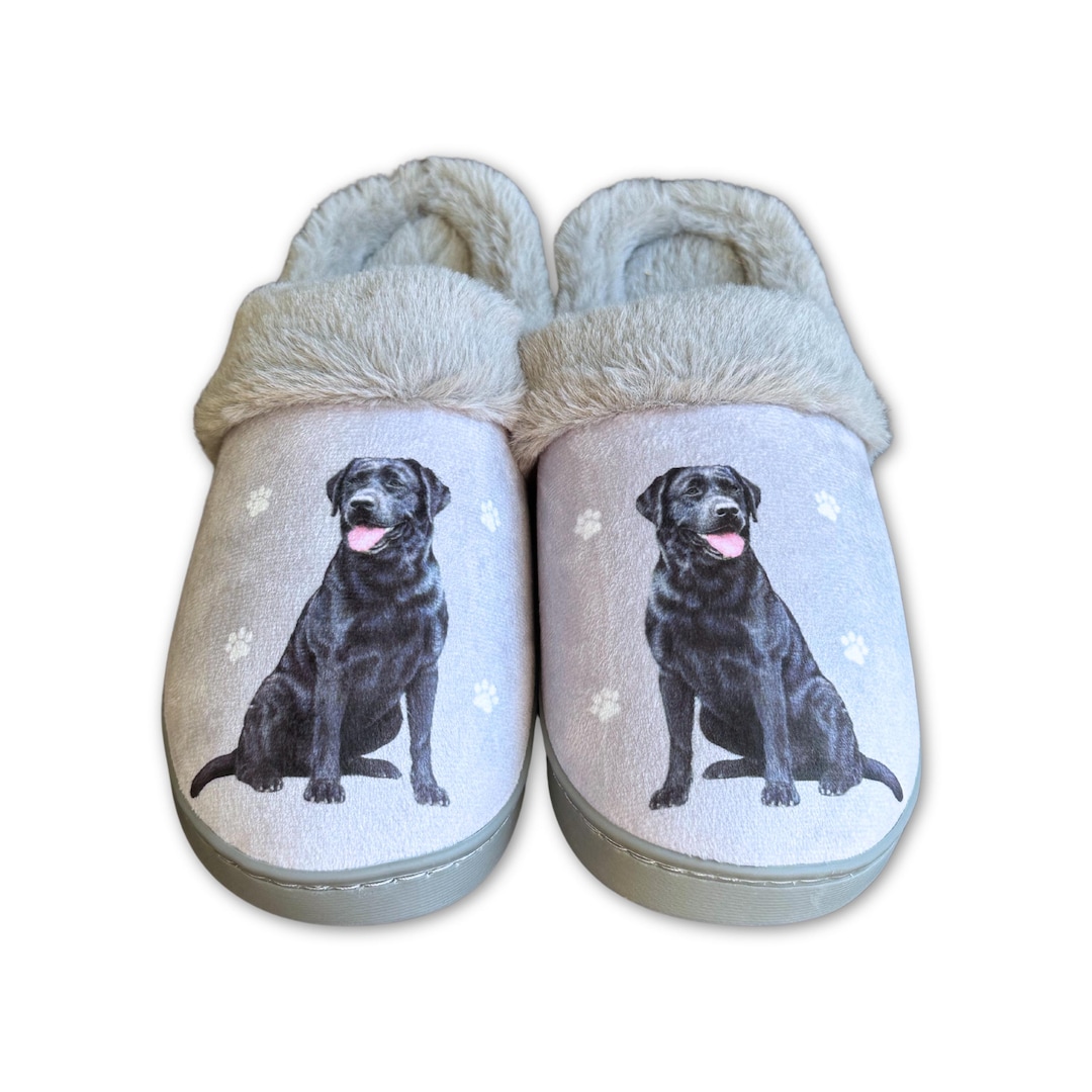 Labrador, Black Snuggs Slippers - Cozy and Comfy for Pet Lovers - Gift ...
