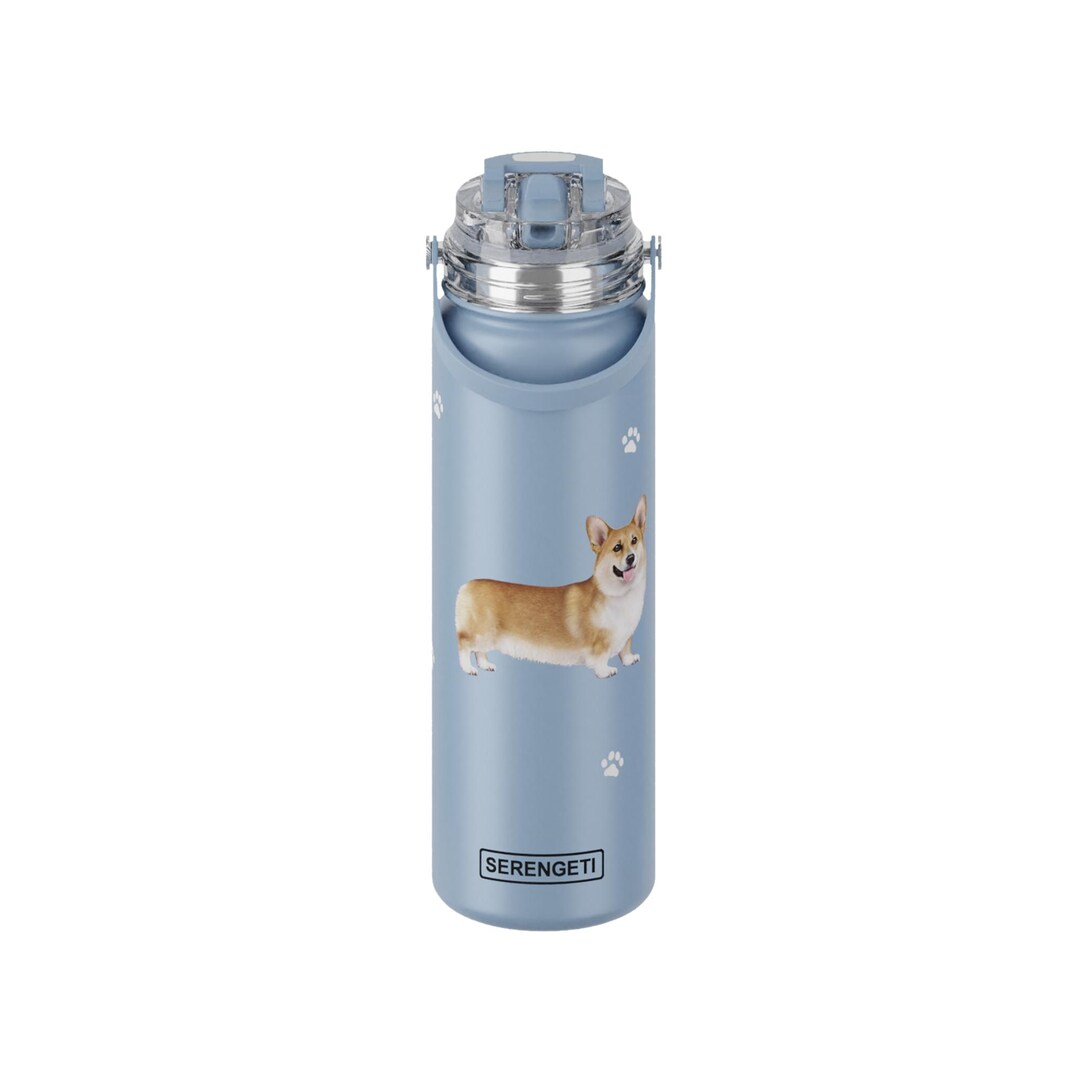 Welsh Corgi Water Bottle – Durable Stainless Steel 24oz, Double-wall ...
