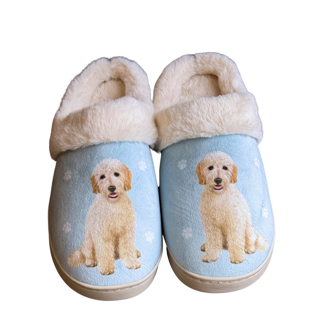 Goldendoodle Snuggs Slippers - Cozy and Comfy for Pet Lovers - Gift ...