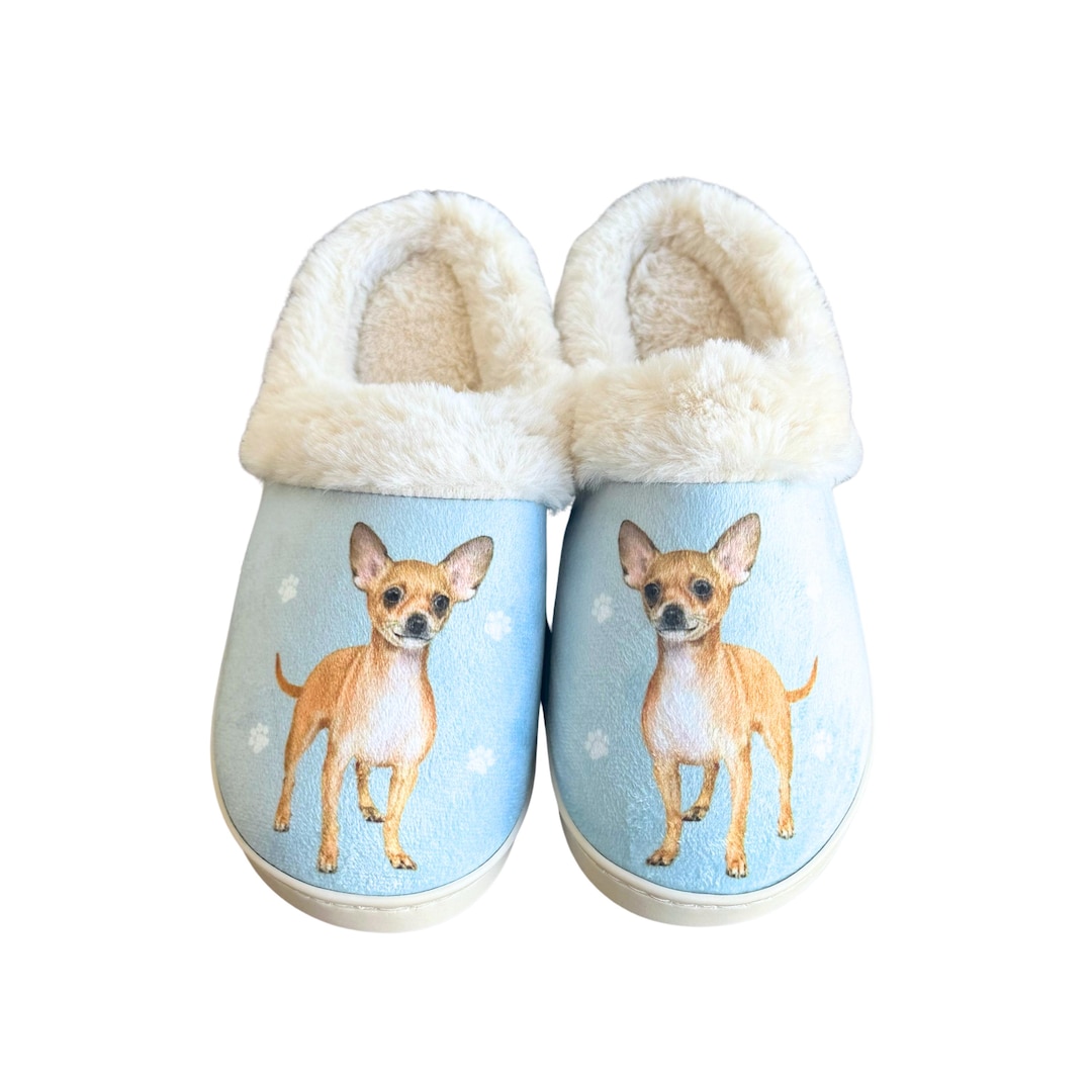 Chihuahua , Fawn Snuggs Slippers - Cozy and Comfy for Pet Lovers - Gift ...