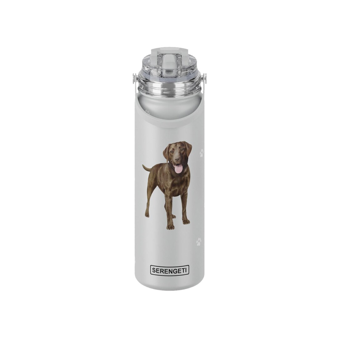 Labrador Chocolate Water Bottle – Durable Stainless Steel 24oz, Double ...