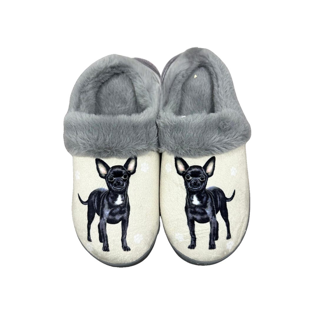 Chihuahua, Black Snuggs Slippers - Cozy and Comfy for Pet Lovers - Gift ...