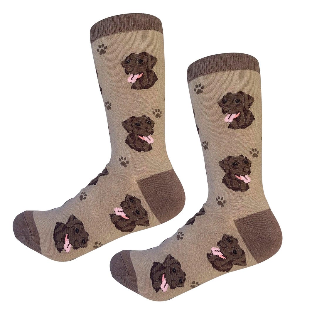 Labrador Chocolate Socks – Premium Quality Comfy Socks, Perfect Novelty ...