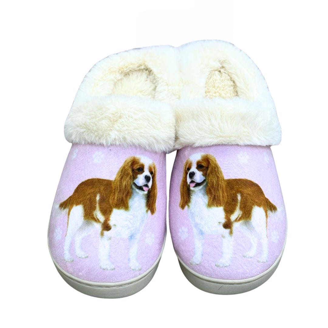 King Charles Cavalier Snuggs Slippers - Cozy and Comfy for Pet Lovers ...