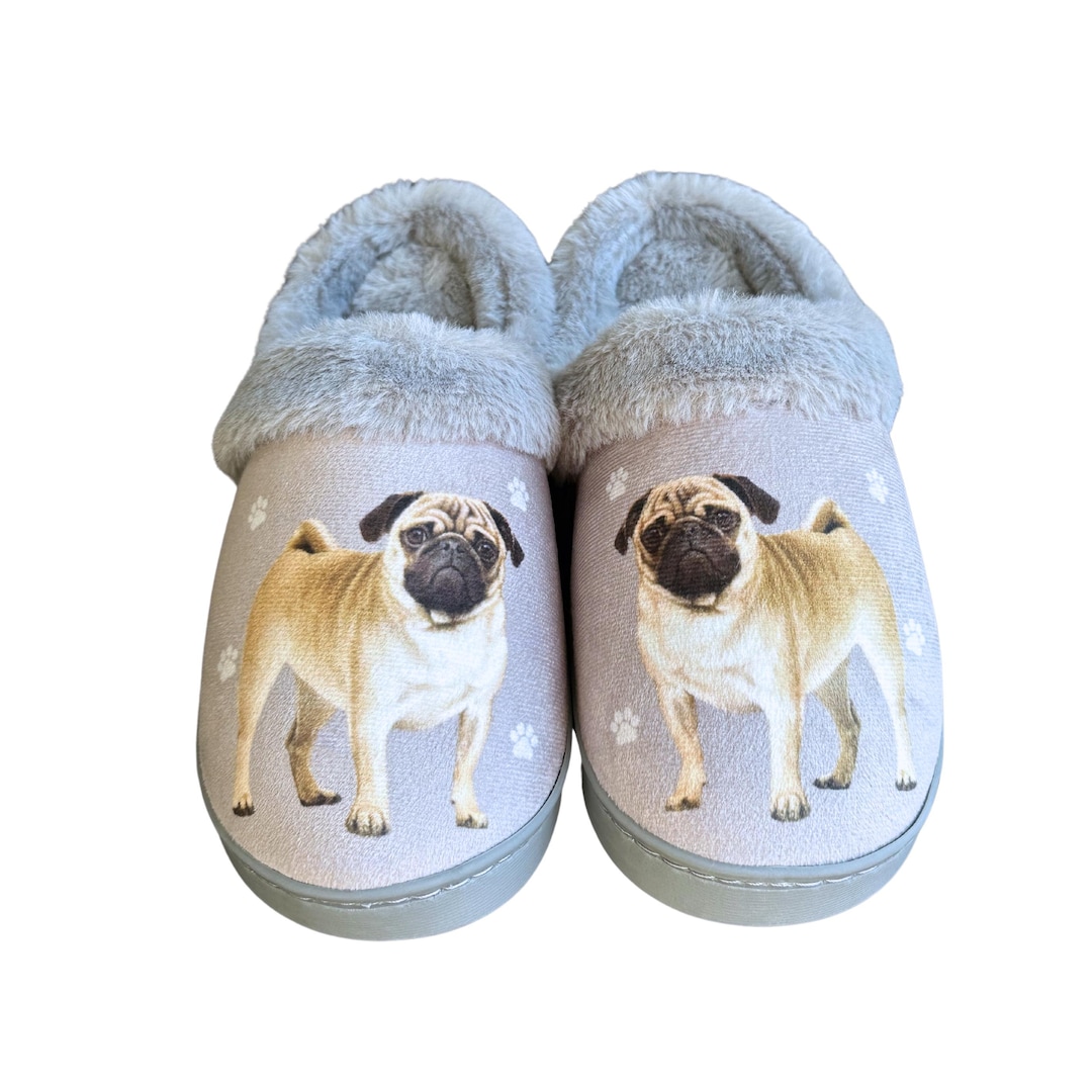 Pug Snuggs Slippers - Cozy and Comfy for Pet Lovers - Gift Ideas for ...
