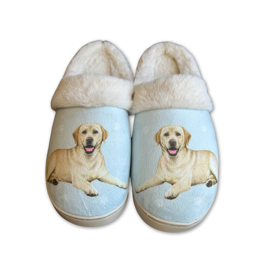 Labrador, Yellow Snuggs Slippers - Cozy and Comfy for Pet Lovers - Gift ...