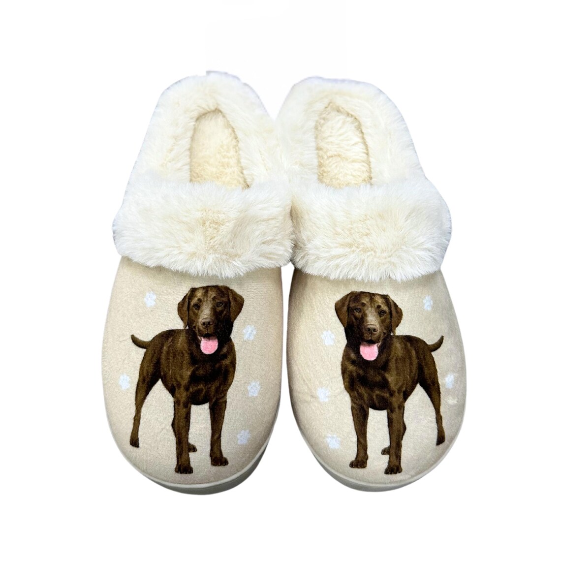 Labrador, Chocolate Snuggs Slippers - Cozy and Comfy for Pet Lovers ...