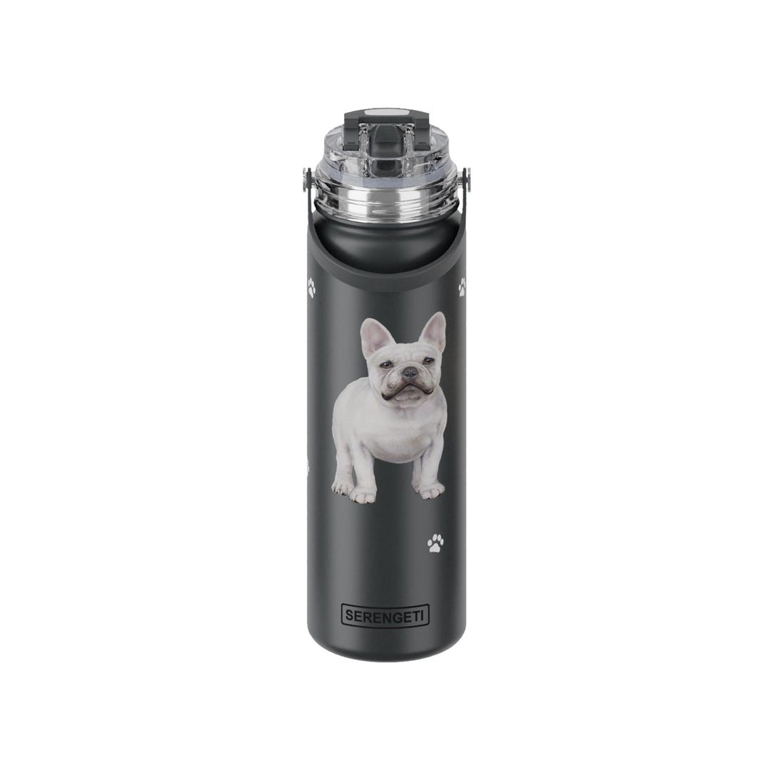 Pug Water Bottle – Durable Stainless Steel 24oz, Double-wall Insulated ...