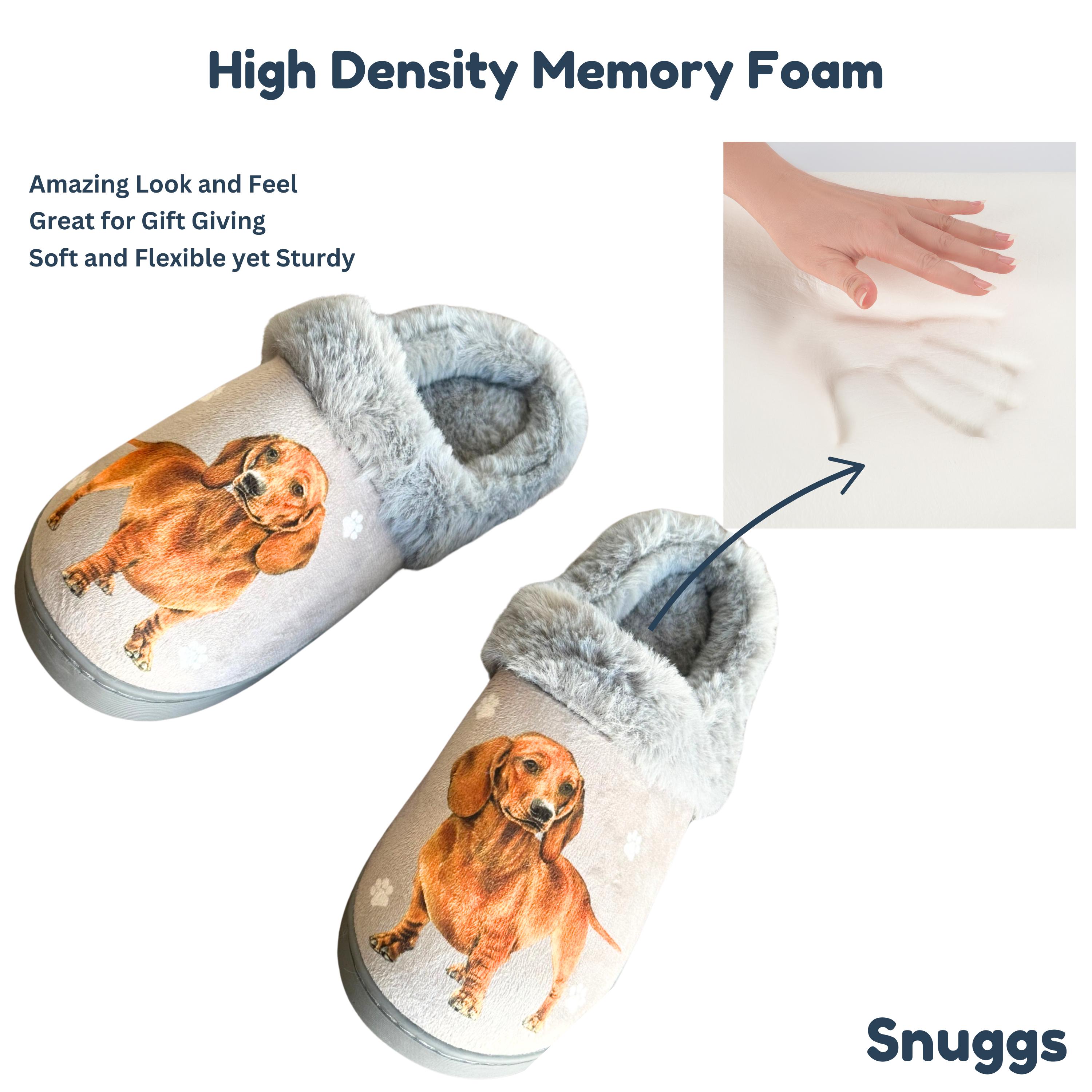Dachshund, Red Snuggs Slippers - Cozy and Comfy for Pet Lovers - Gift ...