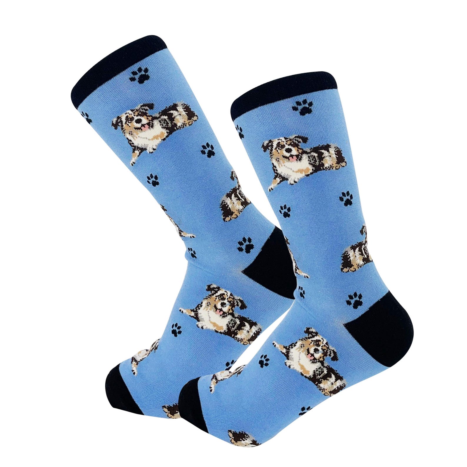 Australian Shepherd Full Body Socks – Premium Quality - Fun Novelty ...
