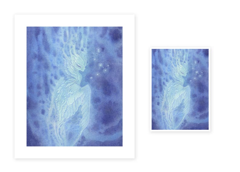 5x7 Limited Edition archival art print Fae | Etsy