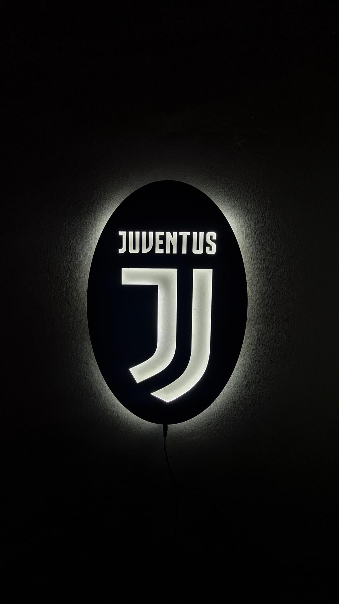 Juventus Led Sign, Football Team Lighted Wall Decor, Juventus Wall Art ...
