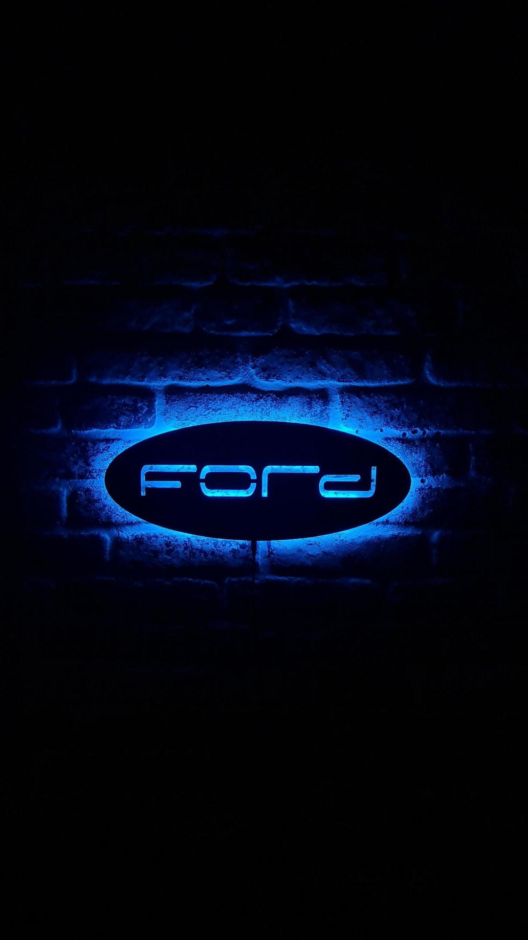 Ford LED Lighted Sign, Ford Car Emblem Wall Decor, Home Decor Lightning ...