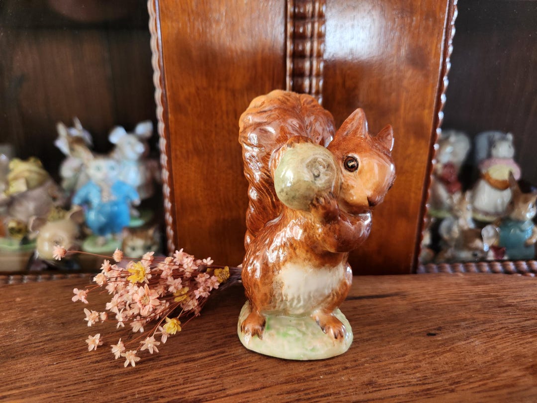 Squirrel Nutkin – Beatrix Potter Beswick Figurine – Vintage 1970s Bp3a ...