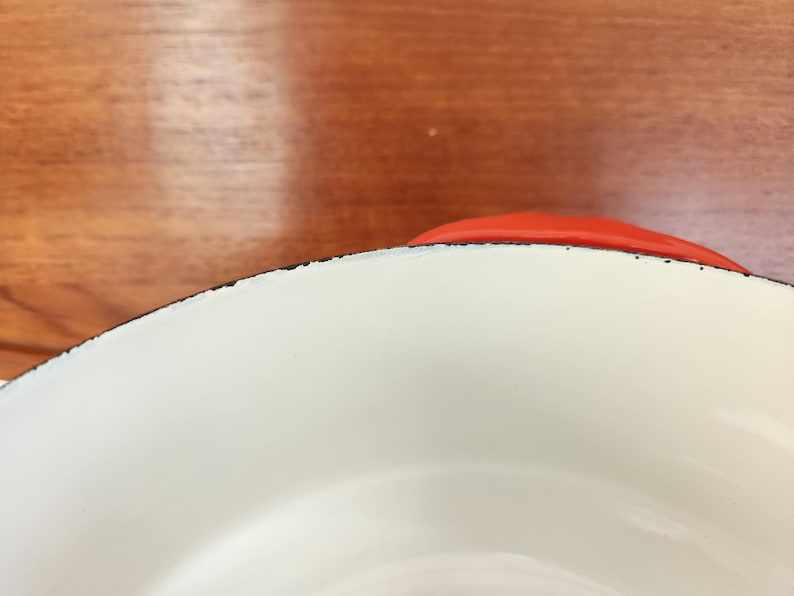 Vintage Dansk Red Enamel Dutch Oven - Etsy
