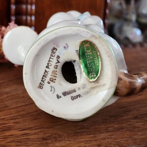 Ribby – Beatrix Potter Beswick Figurine – Vintage 1950s Bp2a Gold Oval ...