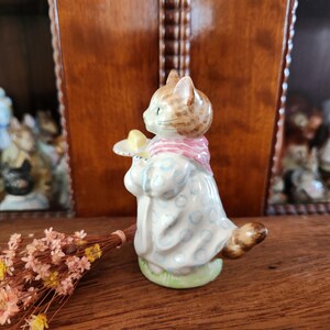 Ribby – Beatrix Potter Beswick Figurine – Vintage 1950s Bp2a Gold Oval ...