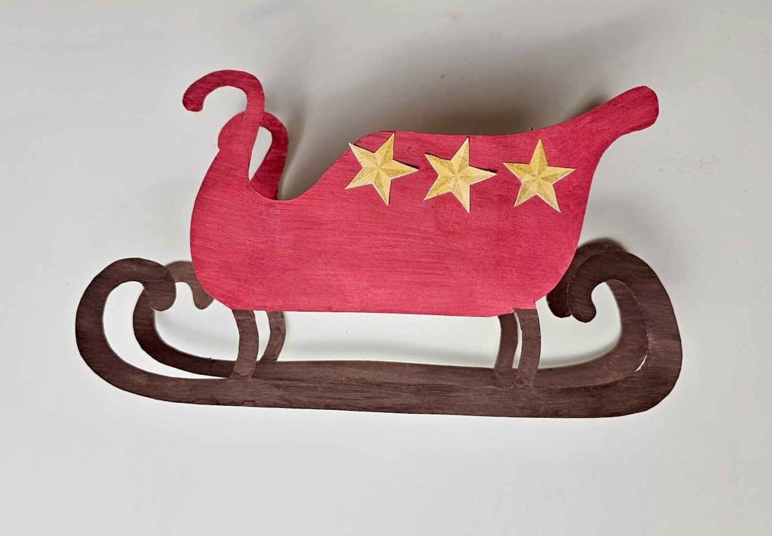 DIY Santa's Sleigh Template | Printable Christmas Craft for Kids - Etsy