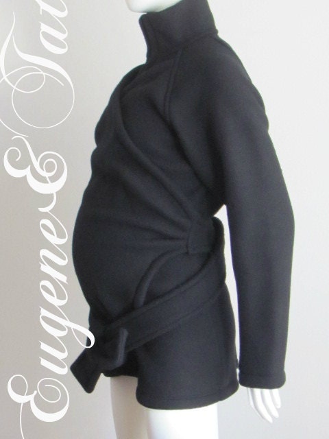 Vegan Maternity Coat, Baby Wearing Jacket, Babywearing Coat, Eco ...