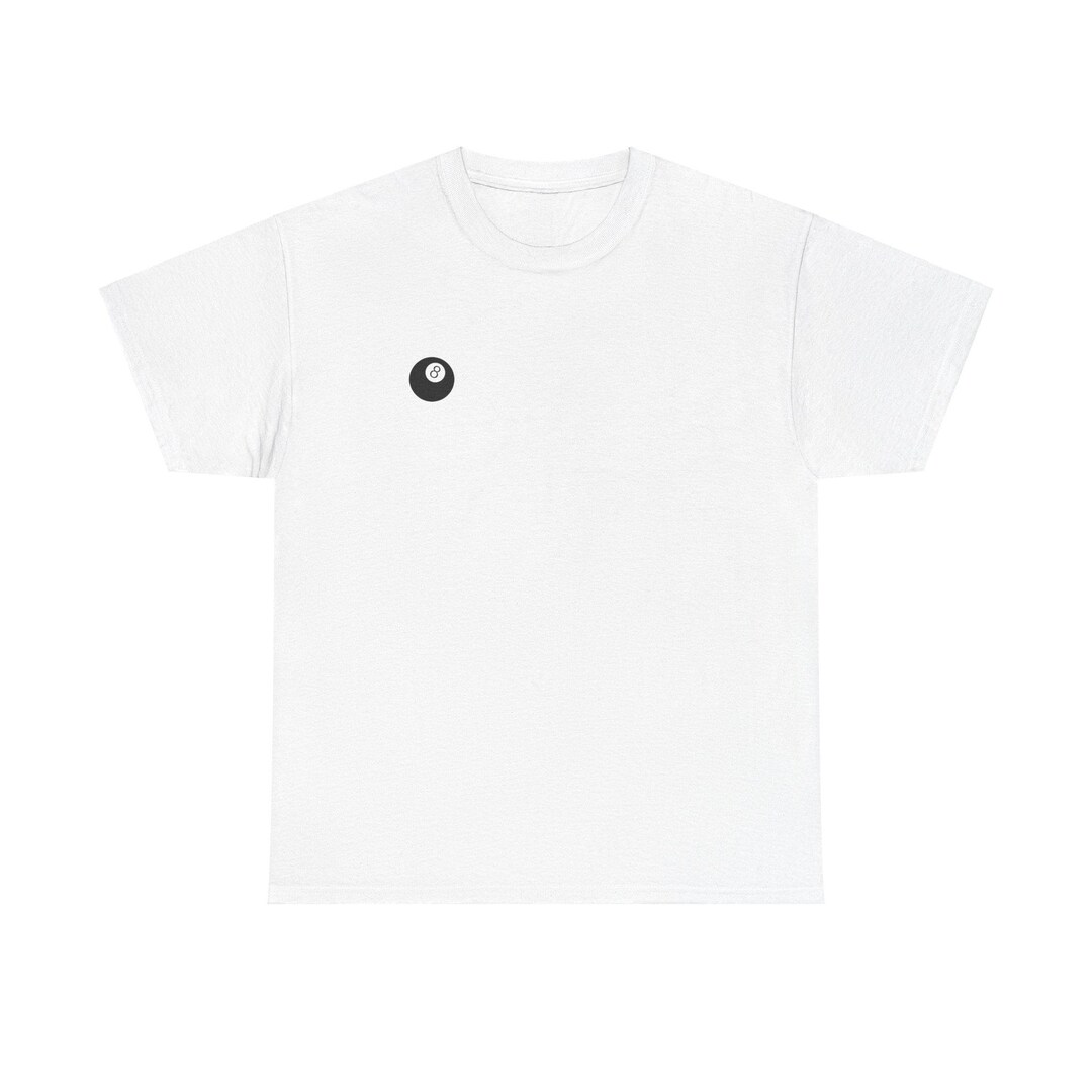 8 Ball Aesthetic Unisex Tee Retro Pool Eight Ball Graphic T-shirt ...