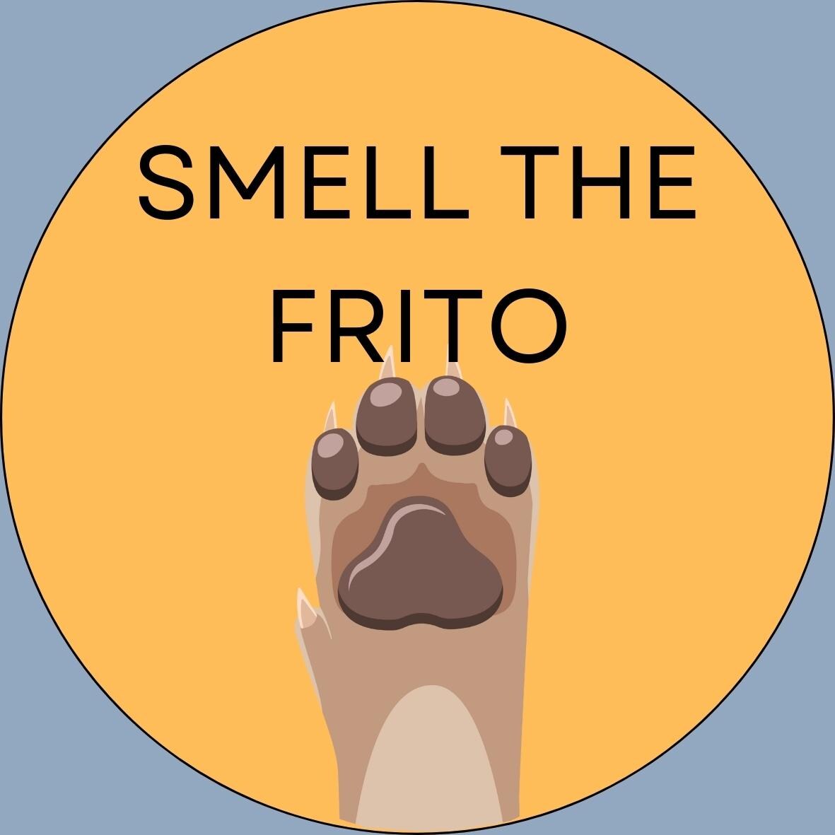 Smell the Frito Paw Vinyl Sticker | 3x3 Inch Glossy Sticker | Dog Lover ...