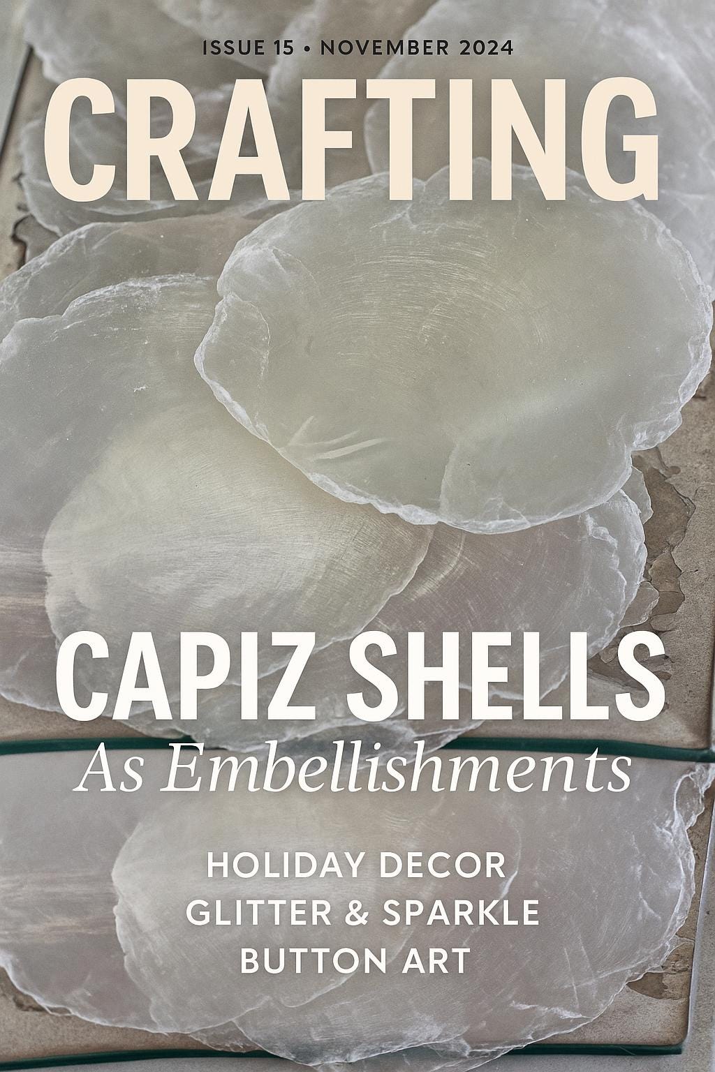Natural Raw White Capiz Shells for Nautical Beach and Coastal Decor and ...