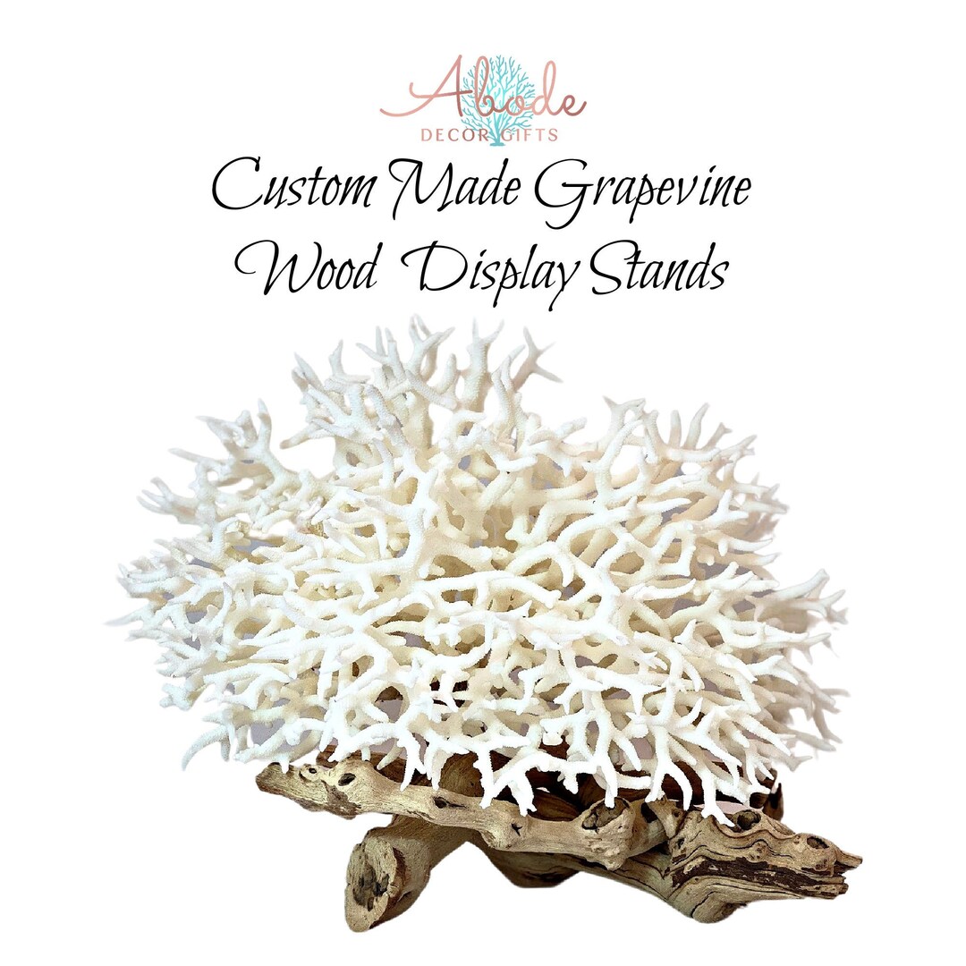 Custom Made Grapevine Wood Display Stands for Nautical and Coastal ...