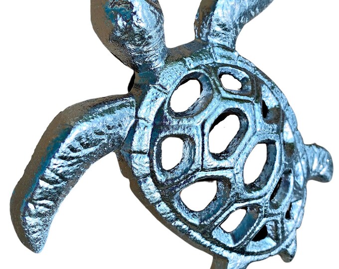 Patina Cast Iron Sea Turtle Wall Decor - Home Decor - Cast Iron ...