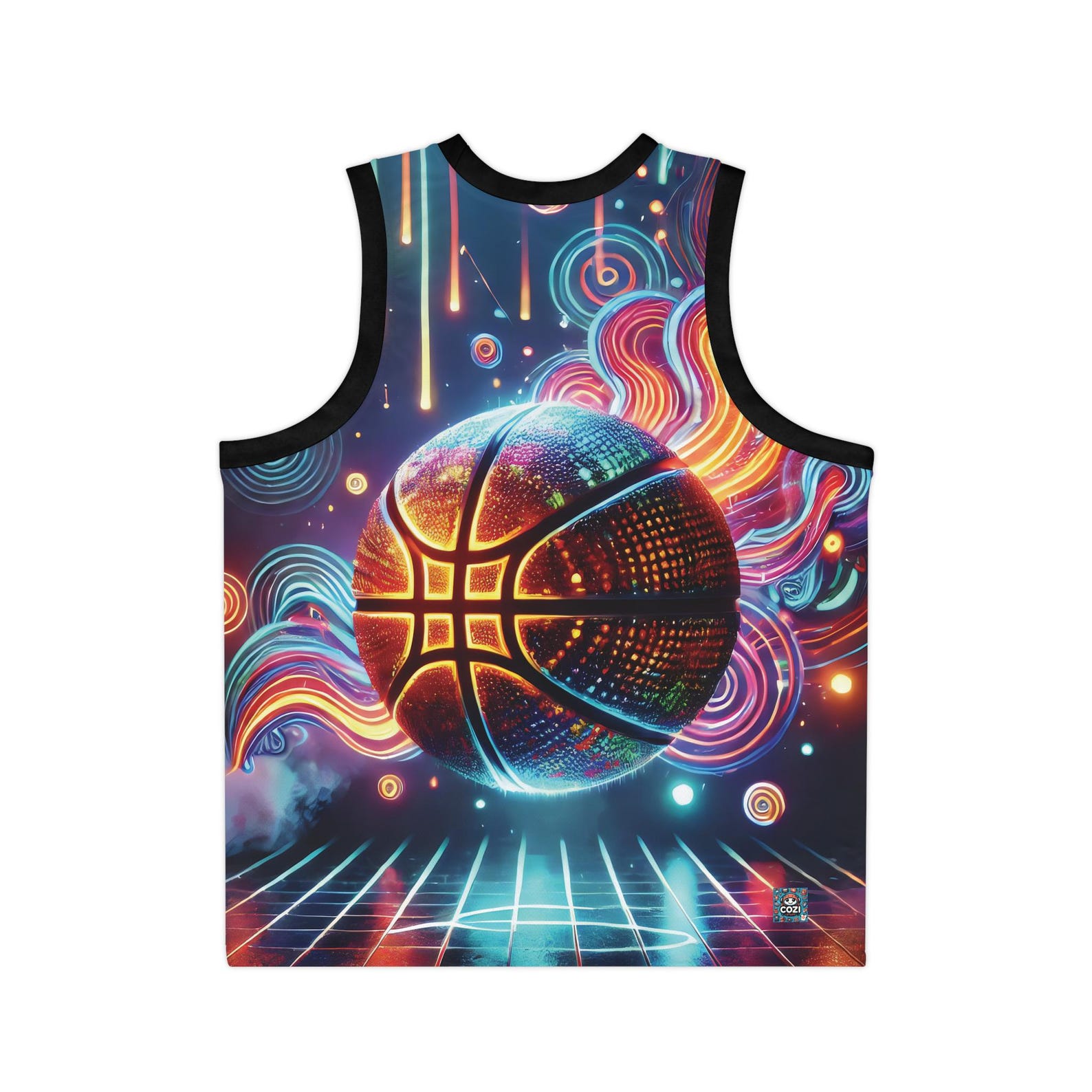 Basketball Jersey Virtual Hoops, Digital Design - Etsy