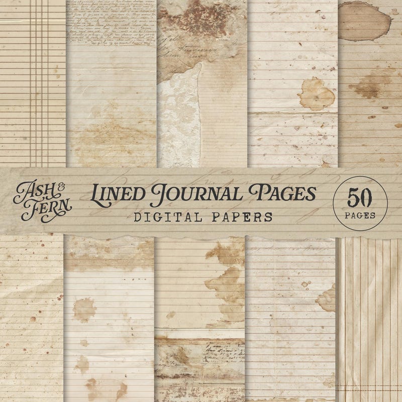 Vintage Lined Notebook - Etsy