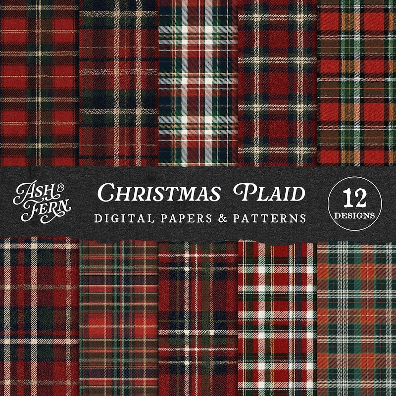 Royal Plaid Digital - Etsy