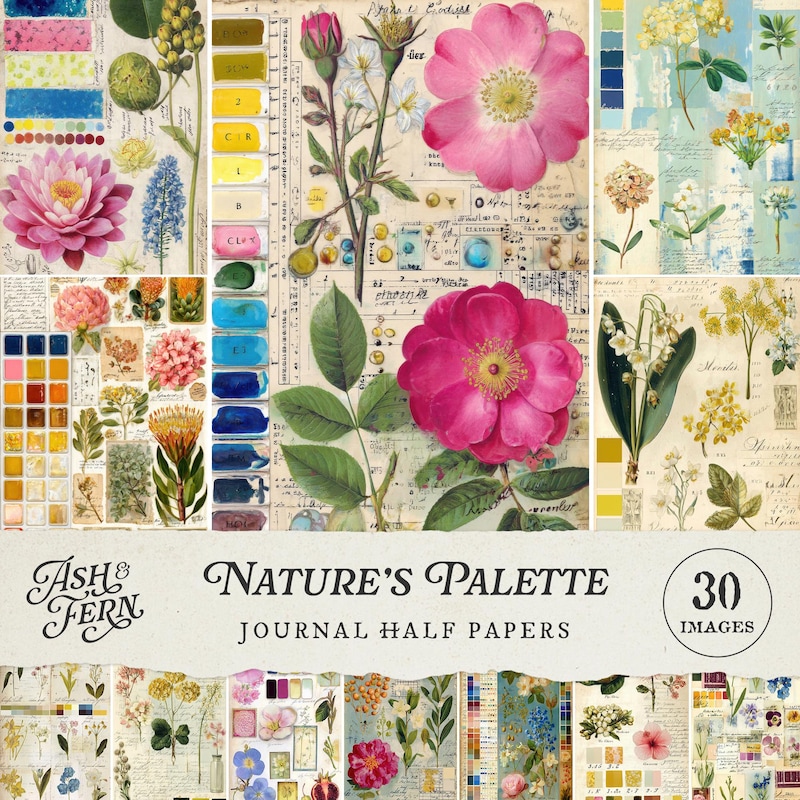 Vintage Spring Collage - Etsy