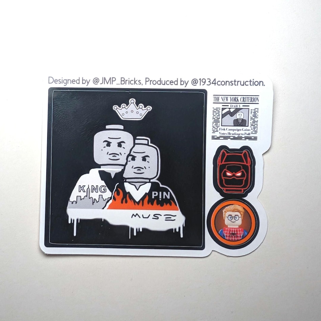 LEGO Marvel Daredevil/kingpin/muse, Custom Stickers Graffiti Pack by ...