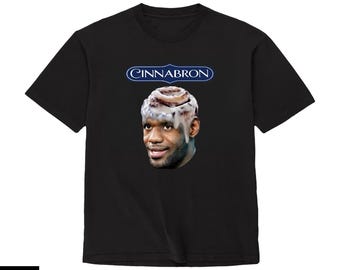 Lebron James Cinnabron Meme Unisex T-shirt, Funny Basketball Tee, King ...