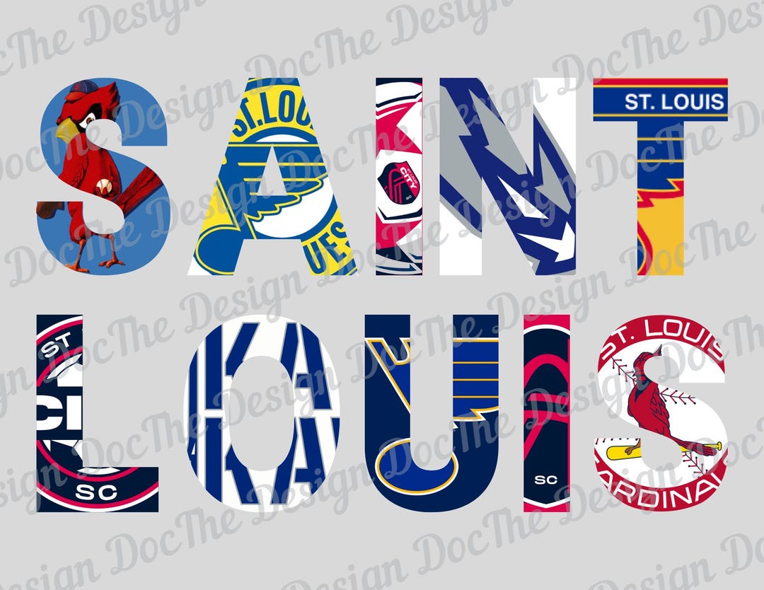 Saint Louis Sports Letter Designs - Etsy