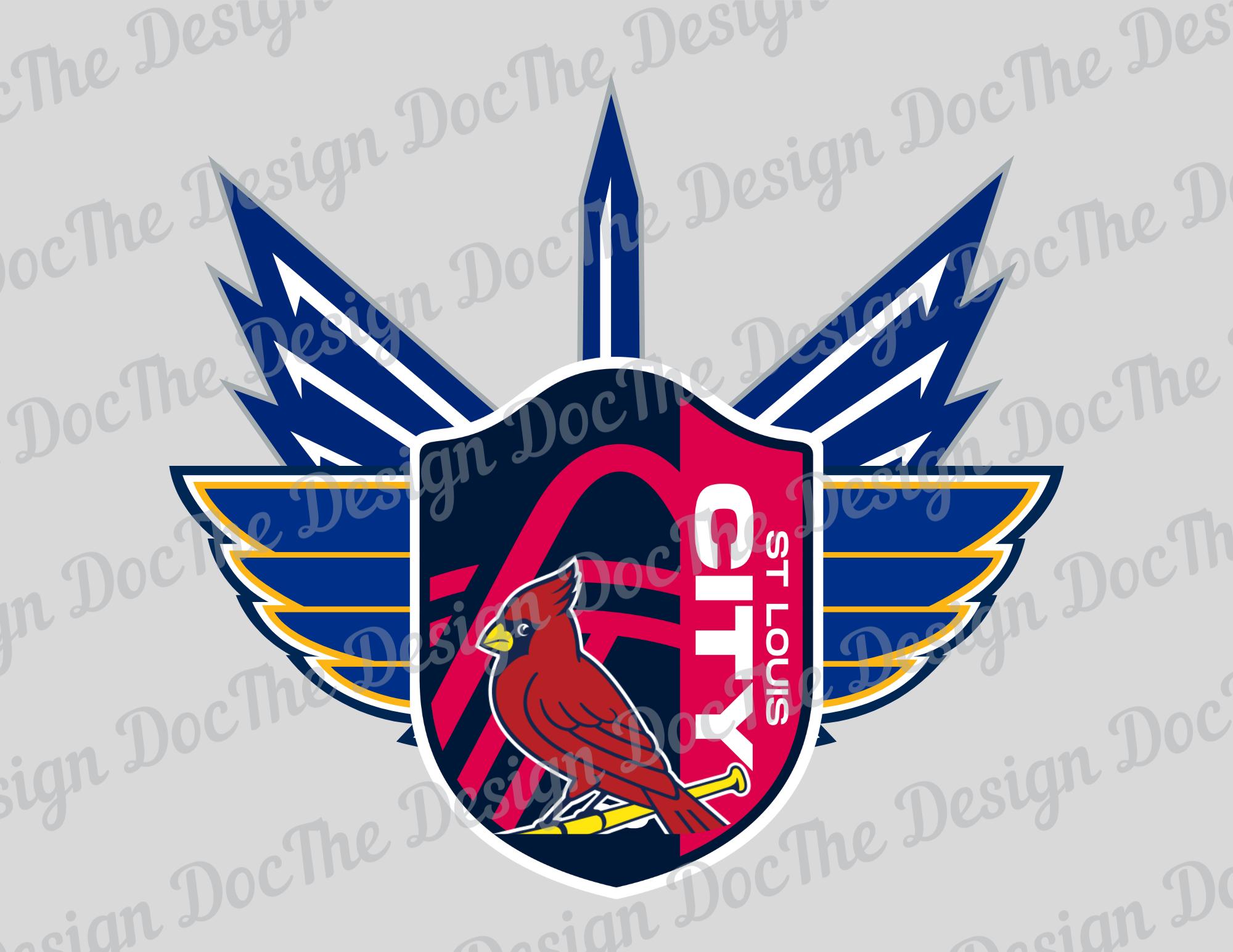 St. Louis Teams Shield Png - Etsy