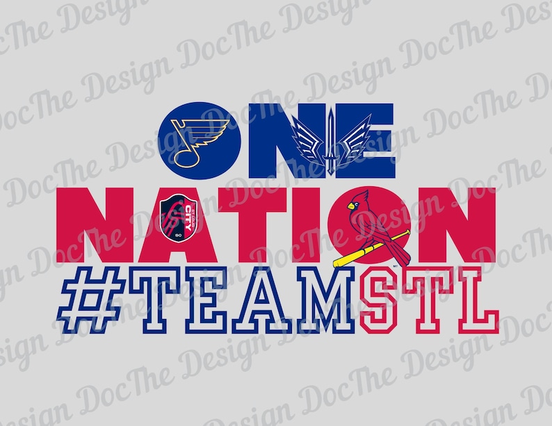 St. Louis One Nation Sports Design - Etsy