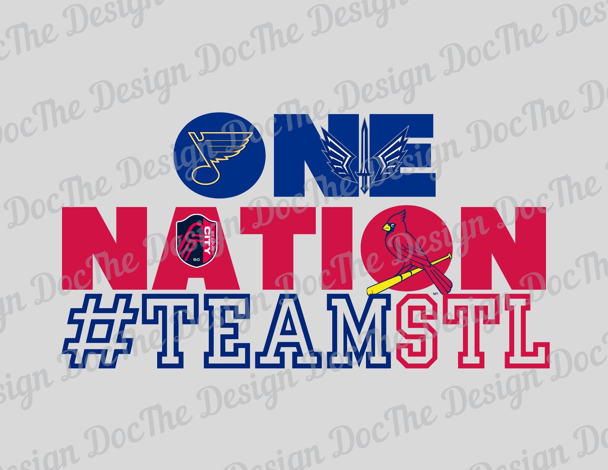 St. Louis One Nation Sports Design - Etsy