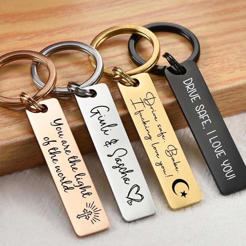 Custom Keychain - Etsy