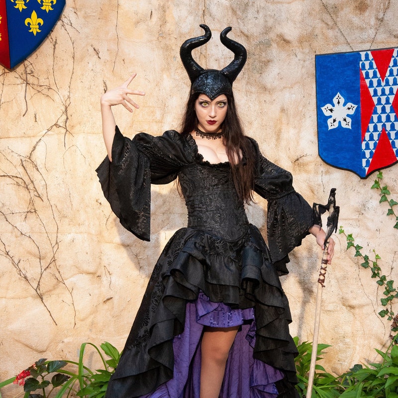 Maleficent Costume Etsy Uk