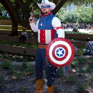Colonial Captain America Vest, Superhero, Cosplay, Steampunk Super Hero ...